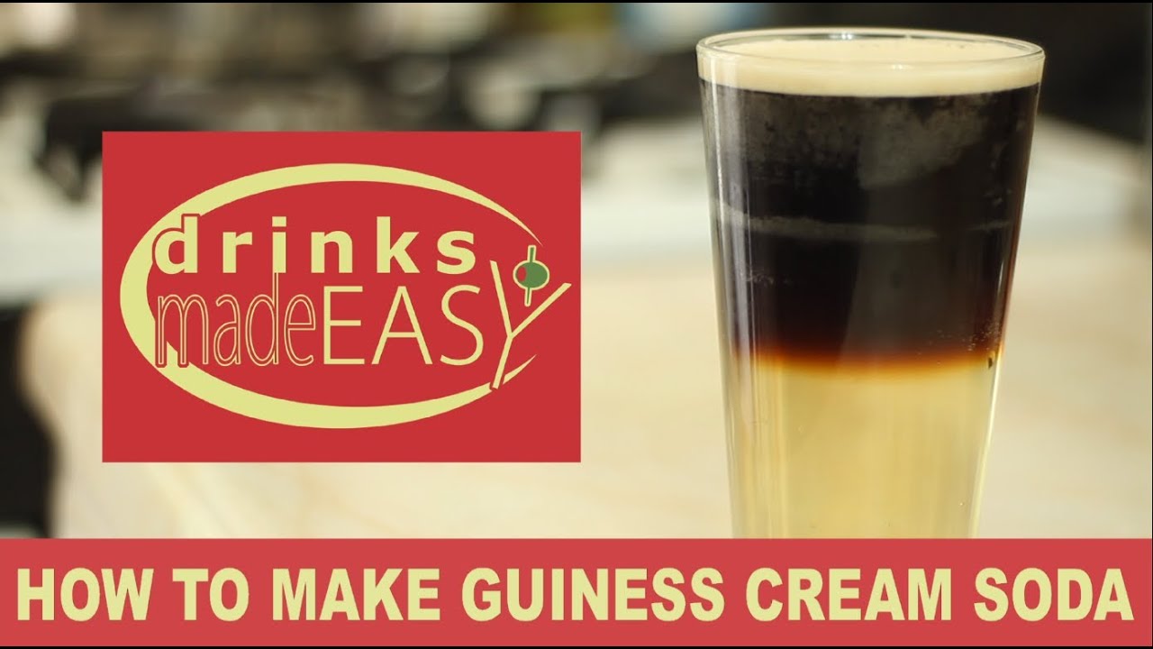 How To Make St. Patrick's Day Guinness Cream Soda | Drinks Made Easy ...