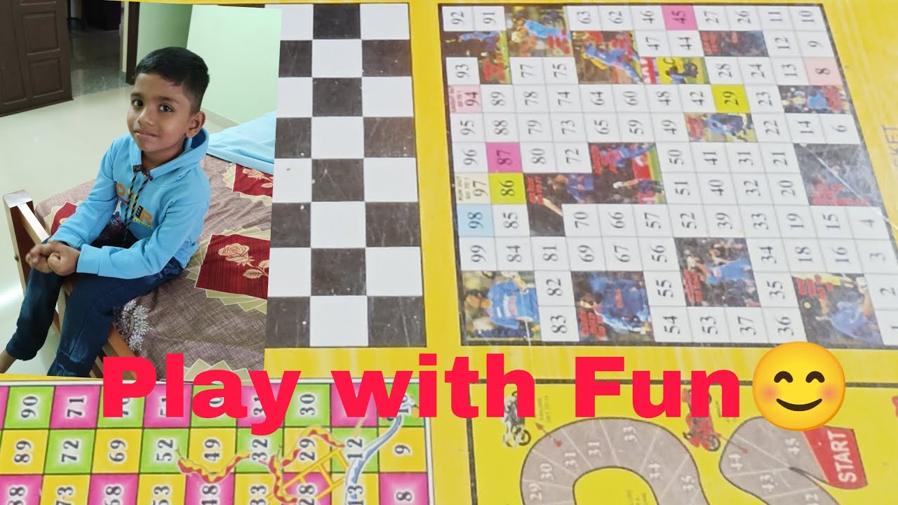 Play With Fun| Kannanmon's Play Board| 5 Games in One Board👍 - YouTube