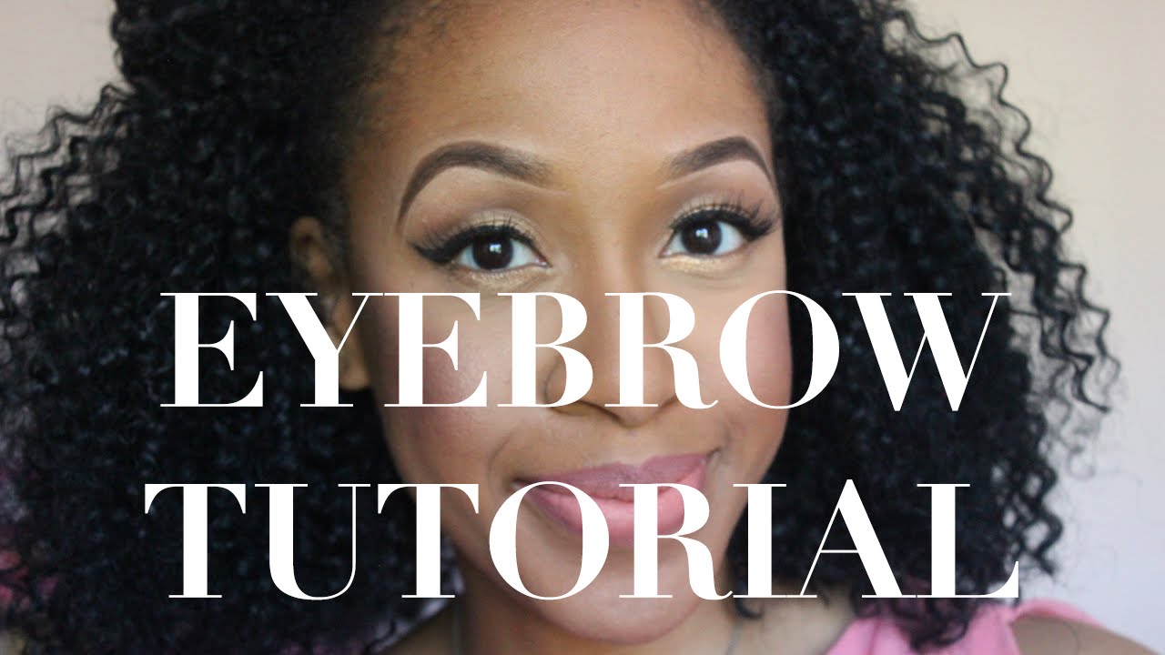 Eyebrow Tutorial 2015 - YouTube