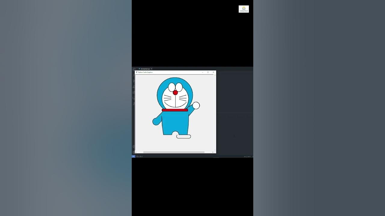 How To Create Doraemon Using Python With Source Code Coding School Python For Beginners