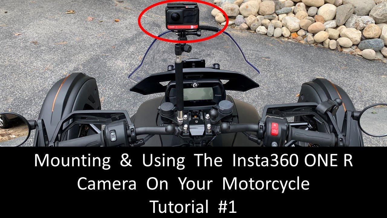 Insta360 ONE R Camera On a Motorcycle or Can-Am Ryker Tutorial and ...