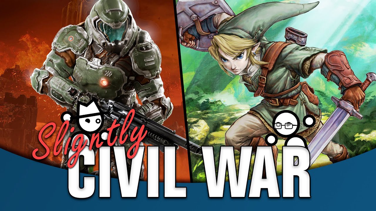 Would Link Defeat Doomguy In A Fight? | Slightly Civil War - YouTube