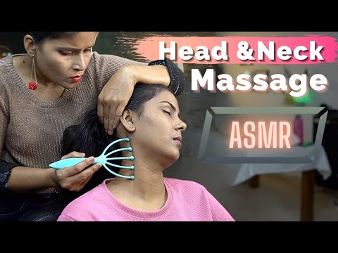 Pressure point head & neck massage scalp relaxation for hair growth by ...