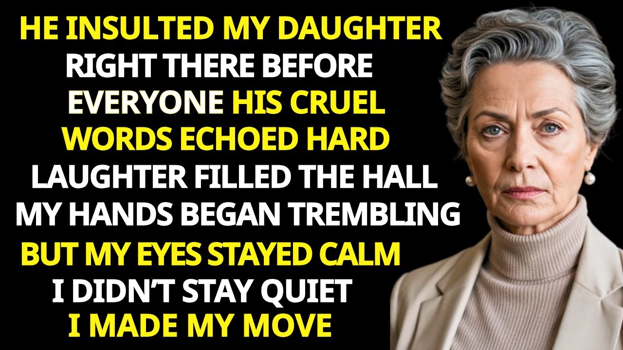 My Son-in-Law Insulted My Daughter in Front of Everyone — I Didn’t Stay ...