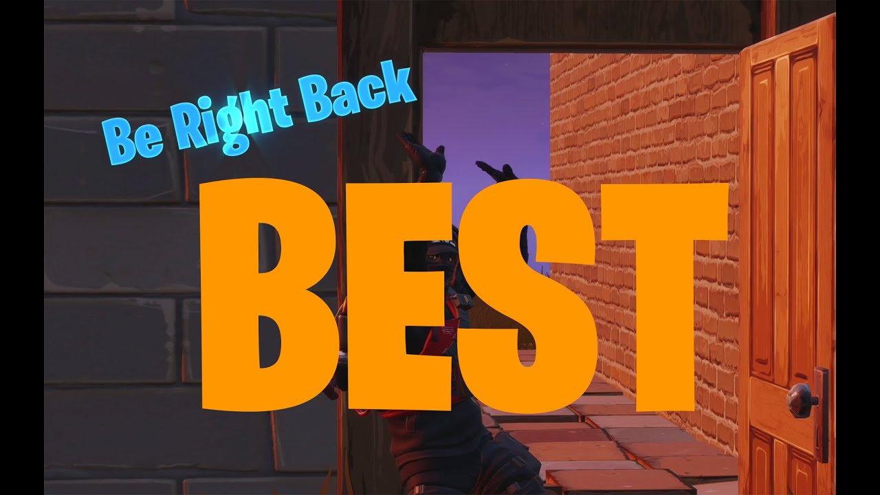 Fortnite Bathroom Break Role Play Be Right Back Screen For Streaming ...