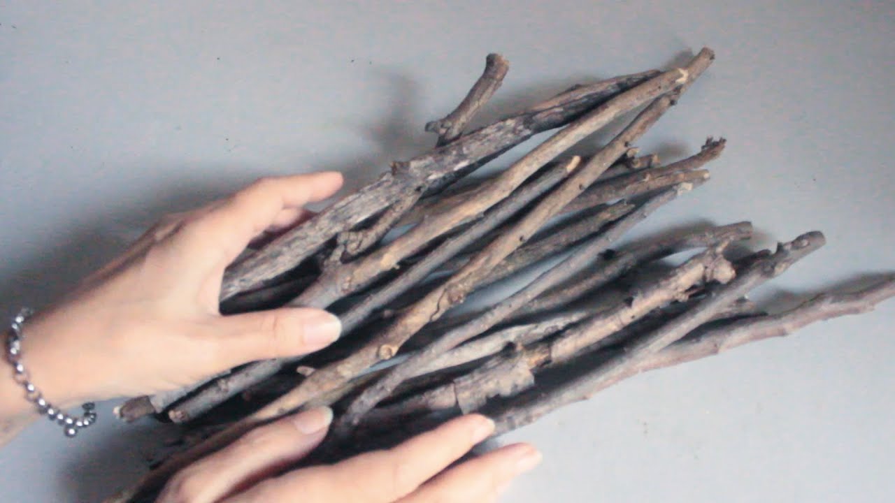 IDEAS FÁCILES para HACER con RAMAS SECAS ♻ MANUALIDADES 🌼 ARTESANATO 💕 ...