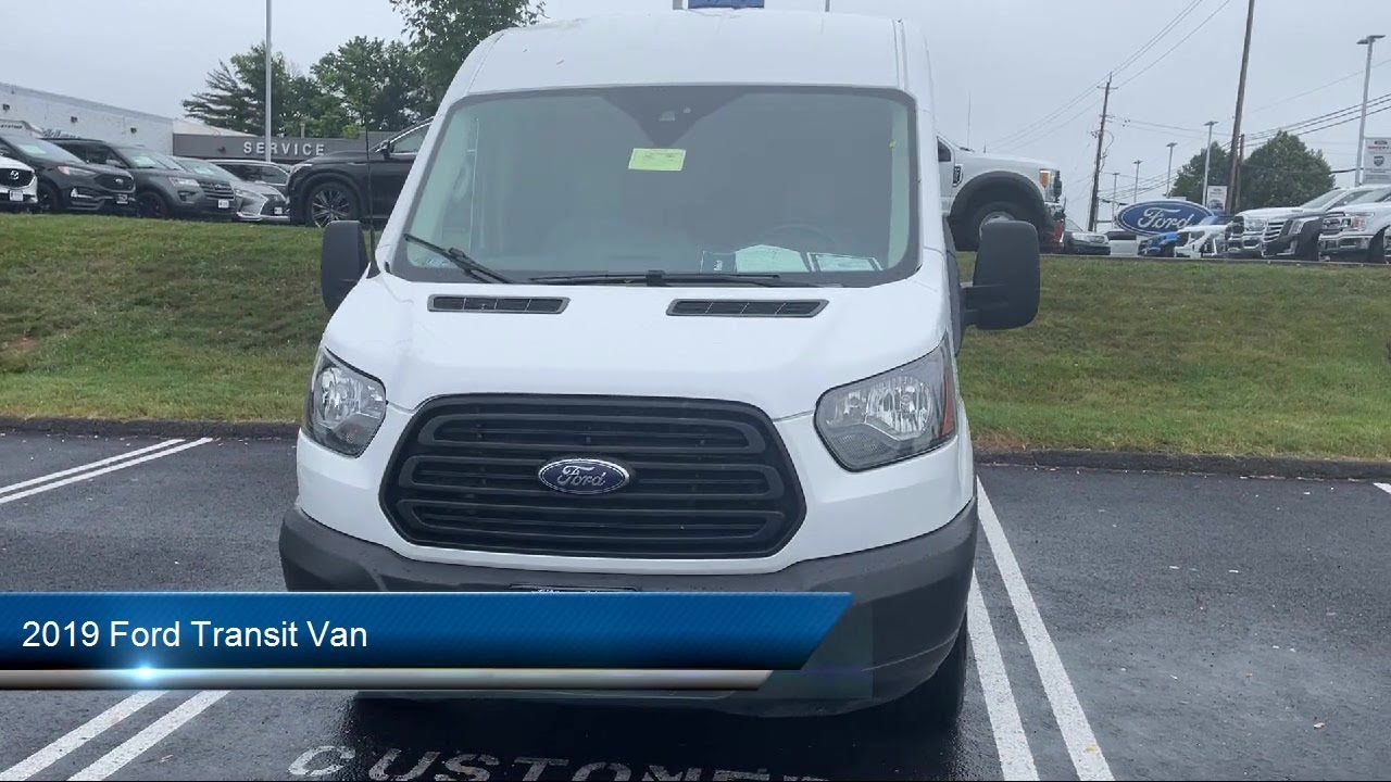 2019 Ford Transit Van T-250 148 inch Med Rf 9000 GVWR Sliding RH Dr ...