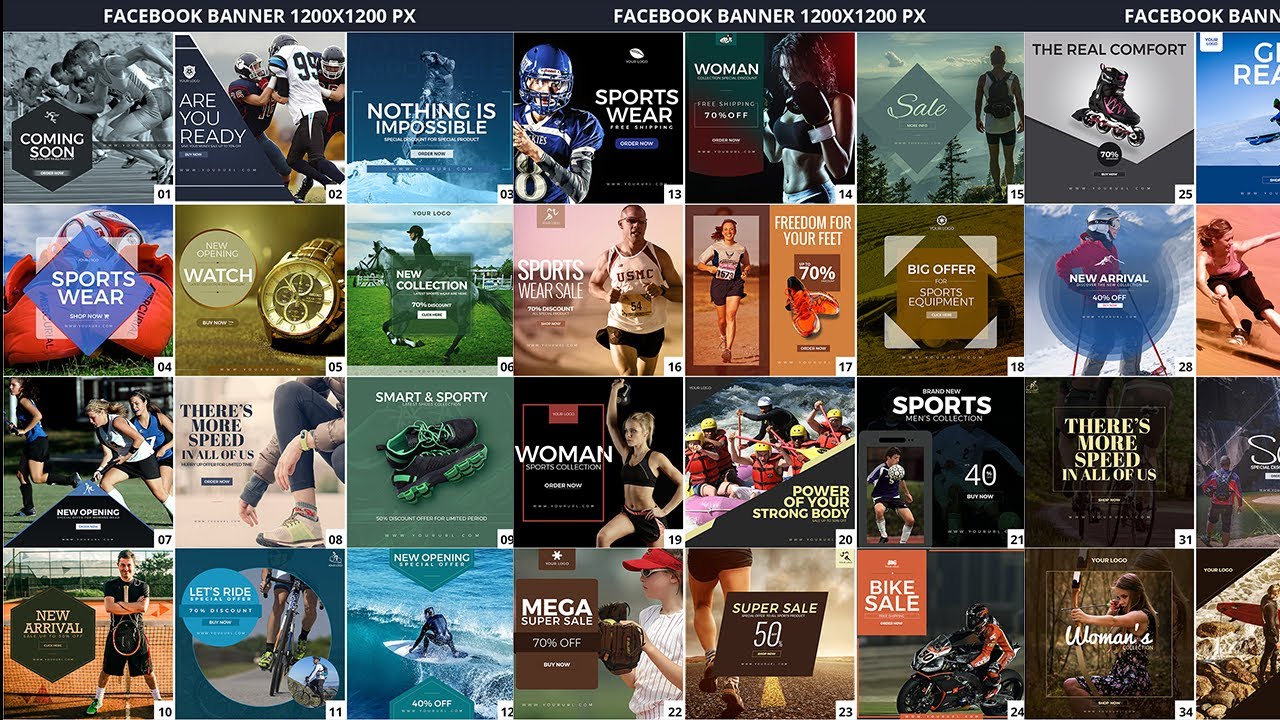 100 Sport Facebook Banners - YouTube