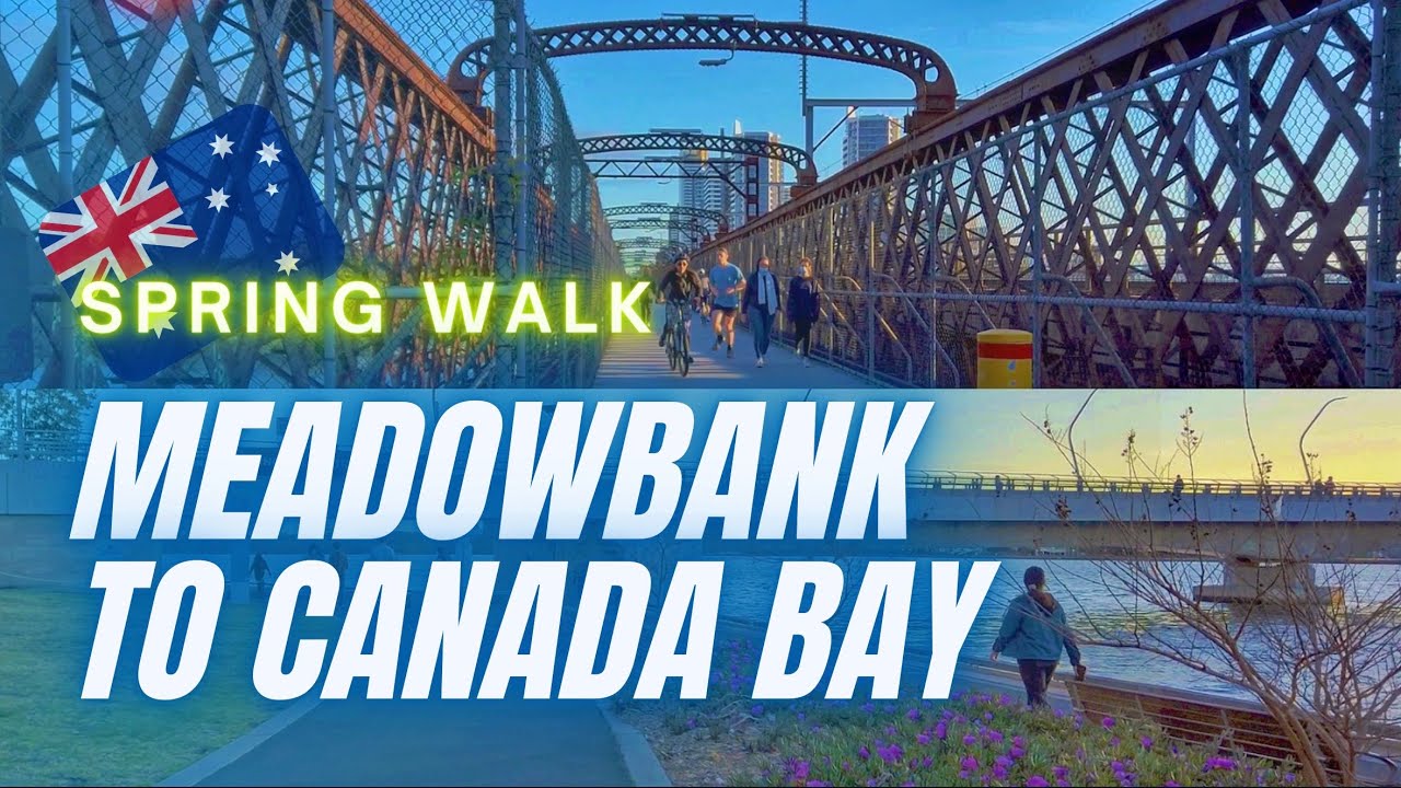 Meadowbank to Canada Bay | Spring Walk - YouTube
