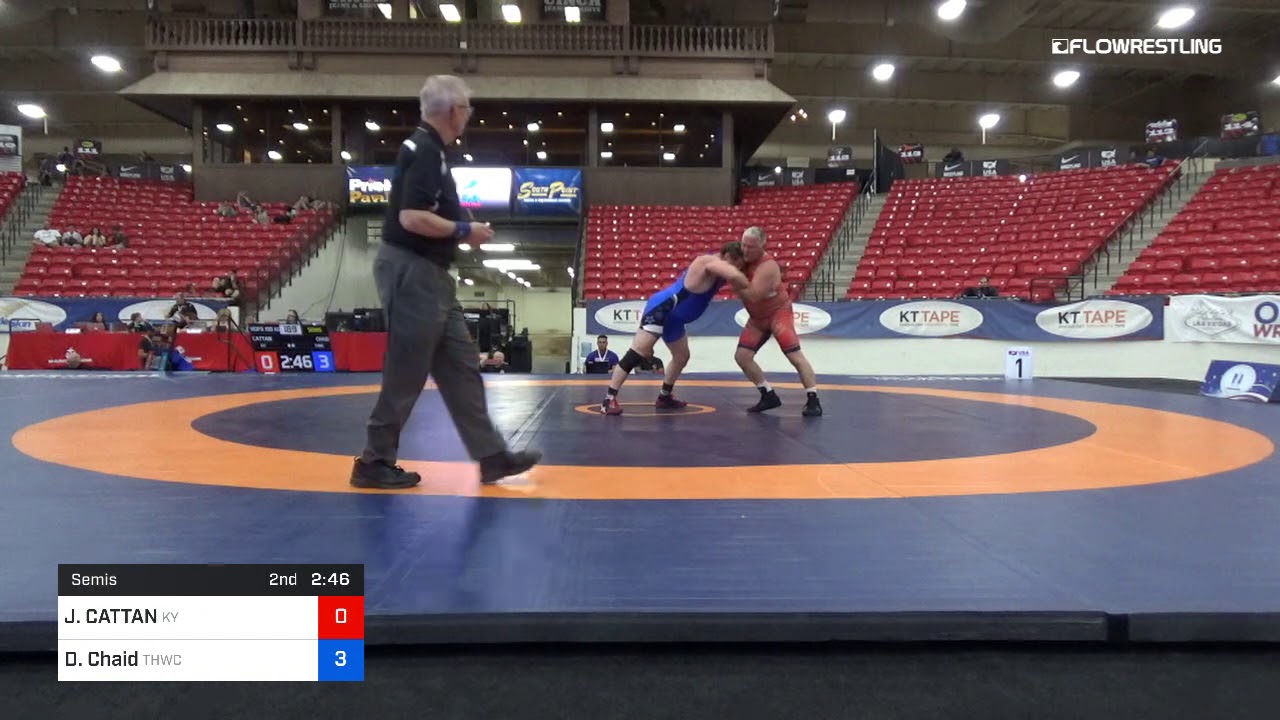 100 Kg Semis JOSEPH CATTAN Kentucky Vs Dan Chaid Tar Heel Wrestling ...