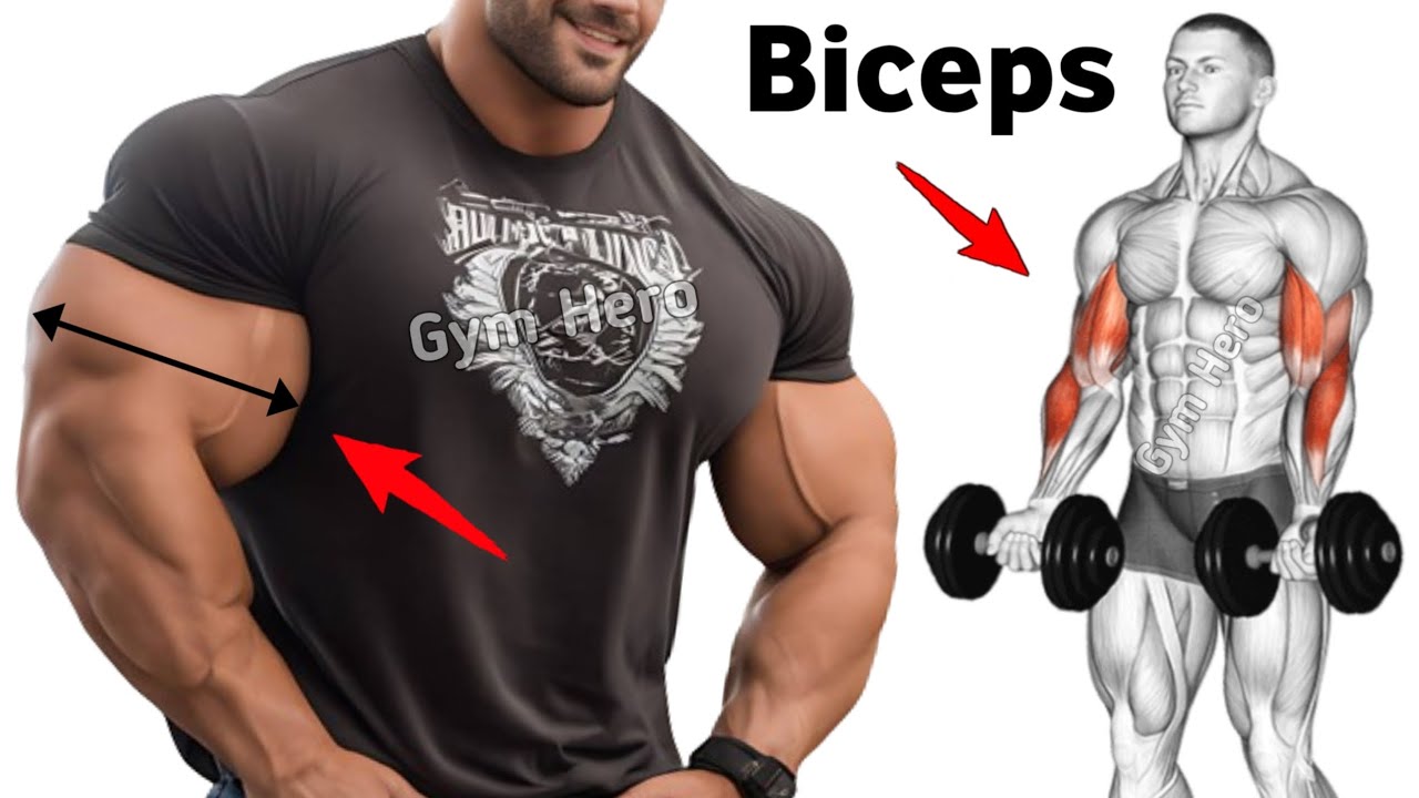 5 Fastest Huge Biceps Exercises - Biceps Workout - YouTube