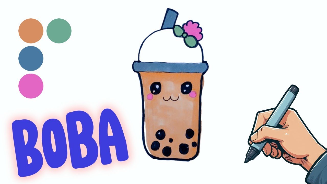 How to Draw a Boba - YouTube
