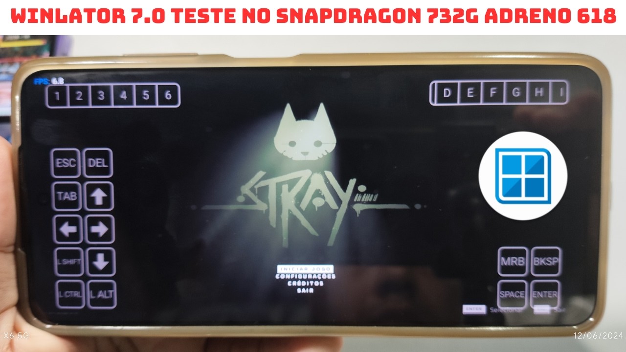 WINLATOR 7.0 EMU DE PC TESTE EM JOGOS NO POCO X3 SNAPDRAGON 732G 6GB ...