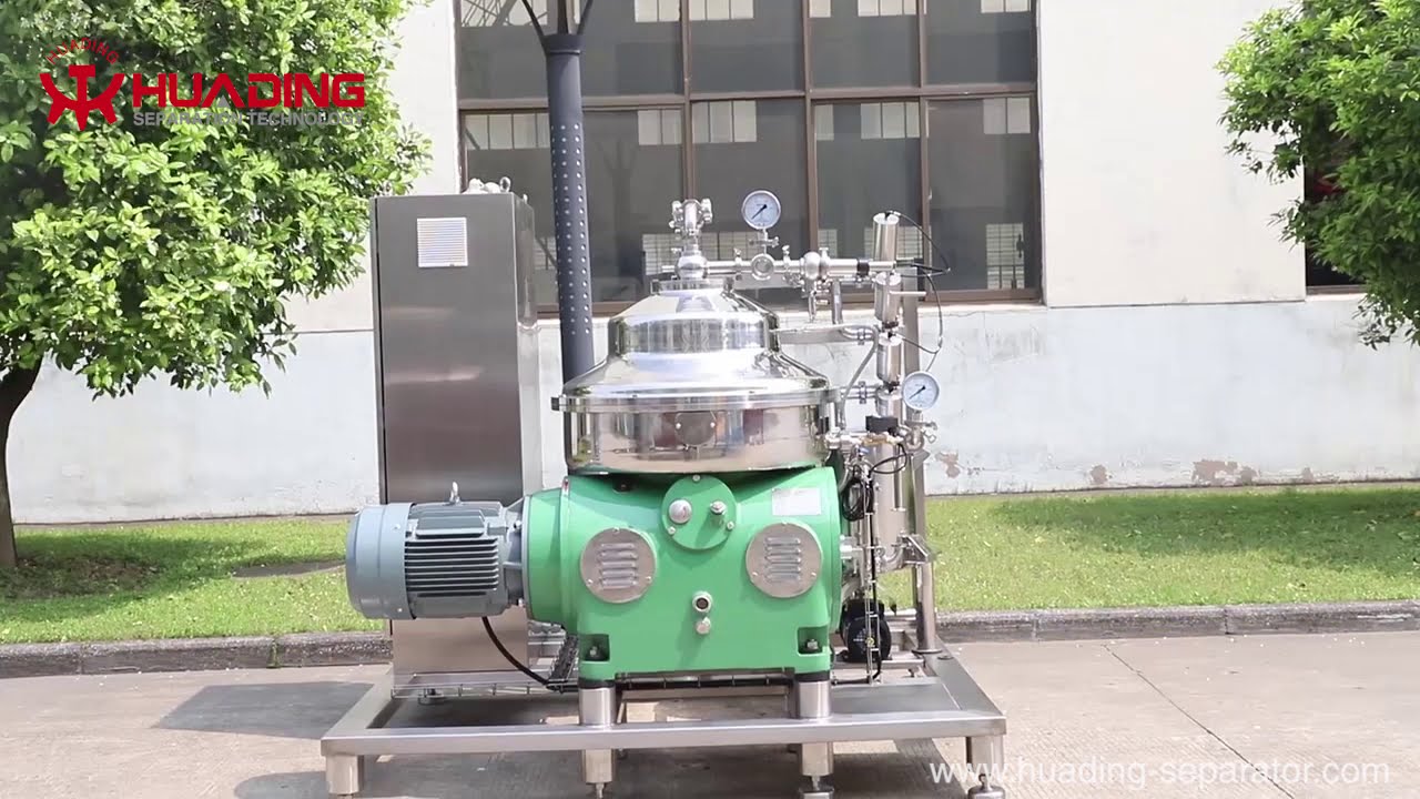 Disc separator module for food and beverage process - YouTube