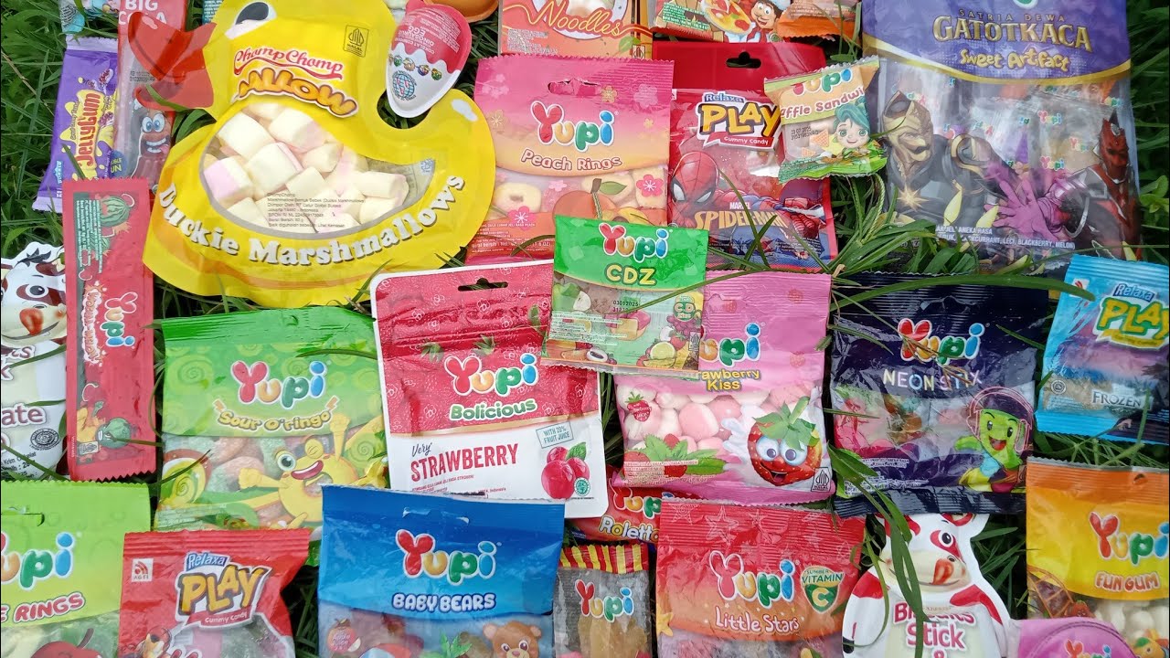 HUNTING "YUPI" !! Marshmallow, Yupi sour o ringo, Yupi Neon Stick ...
