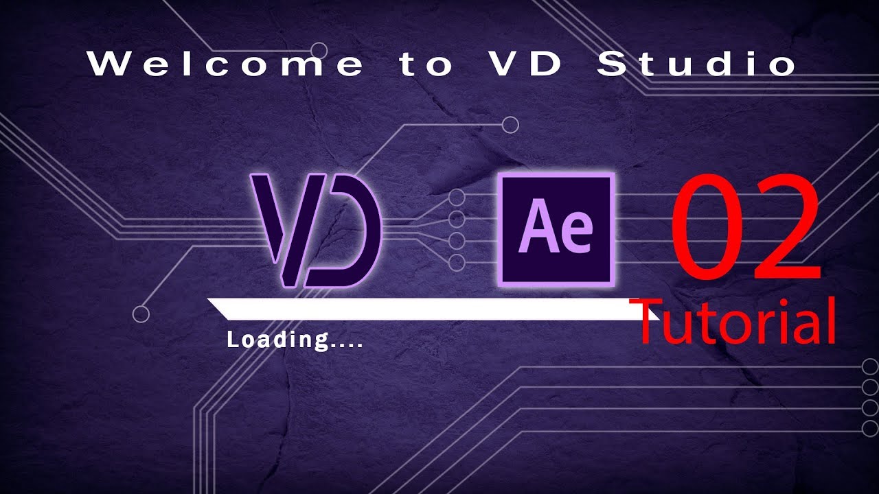 02 Simple TEXT Motion After Effects Tutorial || VD Studio - YouTube