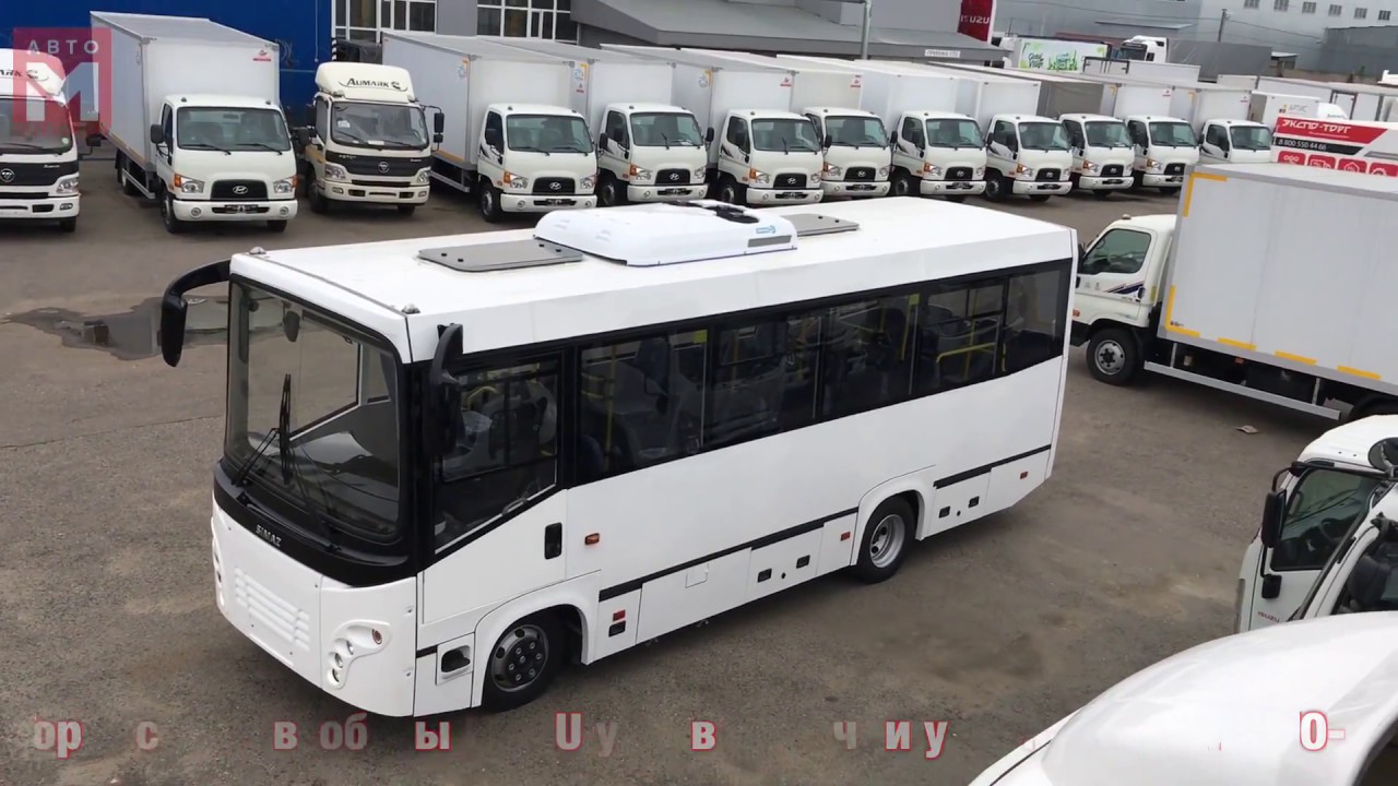 Городской автобус Симаз на базе Японского шасси Isuzu NQR90 - Simaz Видео обзор - YouTube