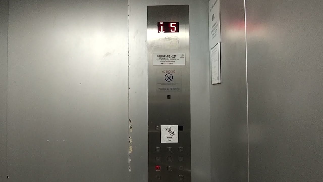Schindler Freight Elevator at Aztech Building (Annex Building). - YouTube