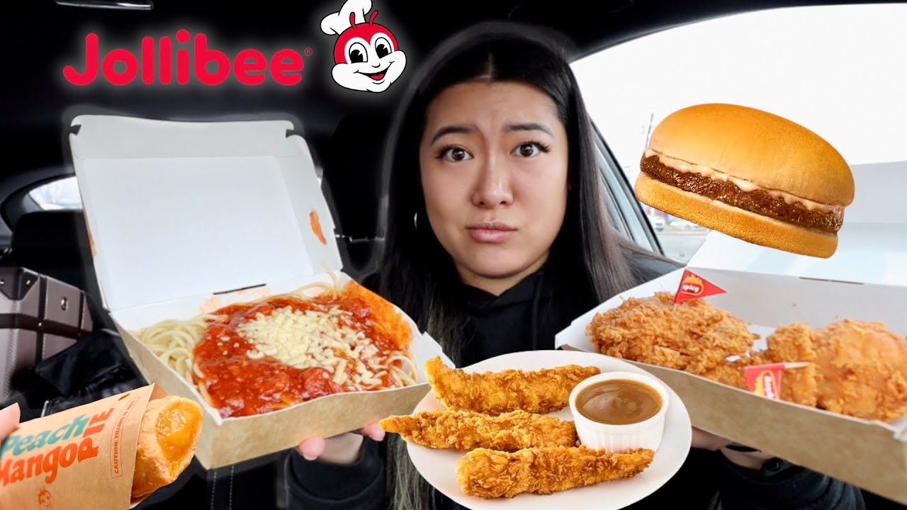 Trying Jollibee for the FIRST TIME! - YouTube
