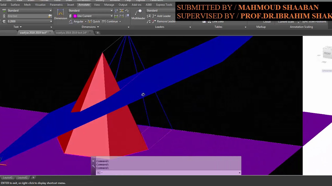 Development of surface (right pyramid) - YouTube