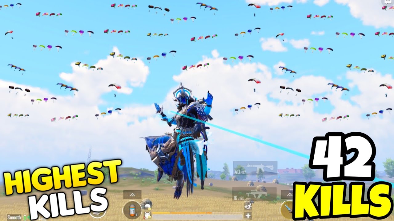My Highest Kills Record in Snow Mode BGMI • (42 KILLS) • BGMI Gameplay ...