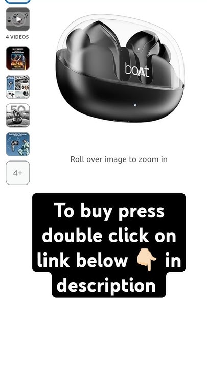 boAt Airdopes 311 Pro, 50HRS Battery, Fast Charge, Dual Mics ENx Tech, Transparent LID(Active ...