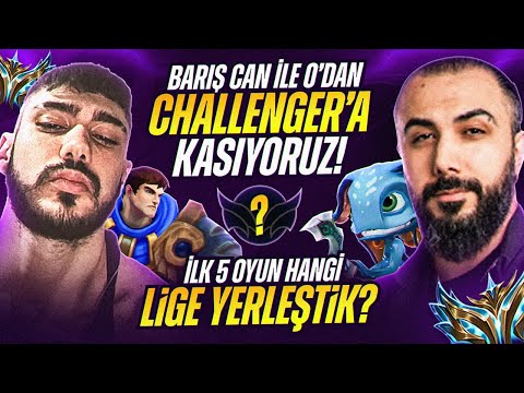 TR SERVERİNDE BARIŞ CANLA 0'DAN CHALLENGERA KASIYORUZ!! İLK 5 MAÇ TEK VİDEO EFSANE DUO KFCEATBOX!!