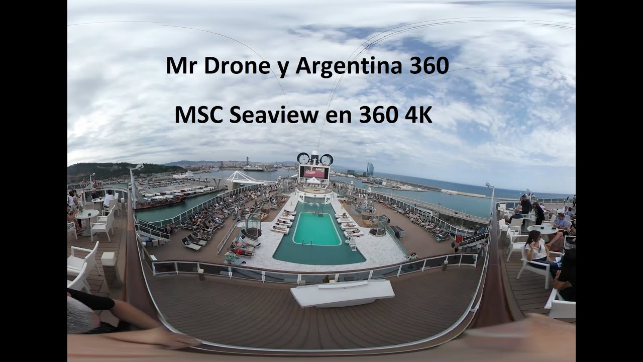 Crucero MSC Seaview Video en 360 Grados Realidad Virtual Tour 4k - YouTube