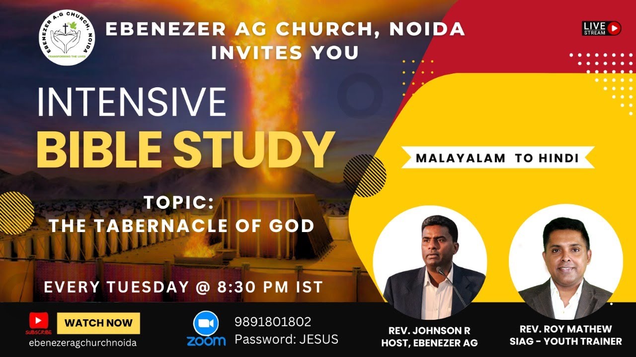 Intensive Bible Study | Session 18 | Rev. Roy Mathew (Lifelight ...