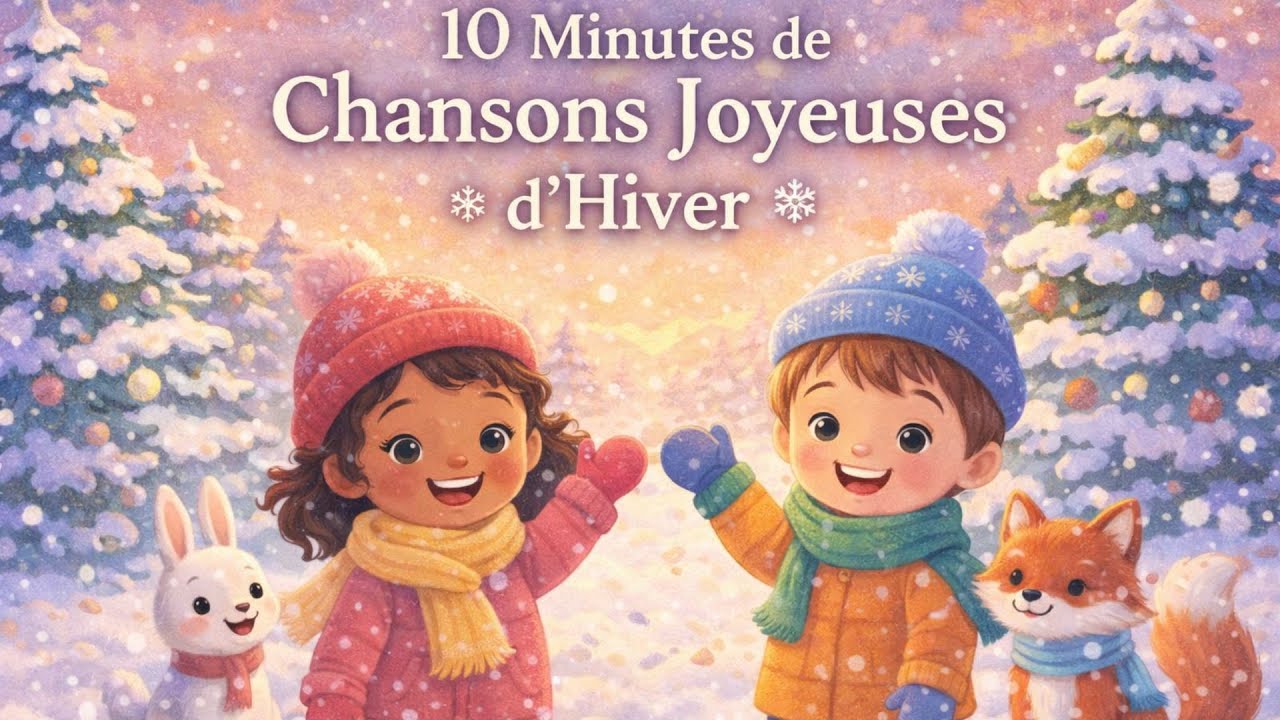 10 Minutes de Chansons Joyeuses pour Enfants ️🎶 Musique Enfant Heureuse ...