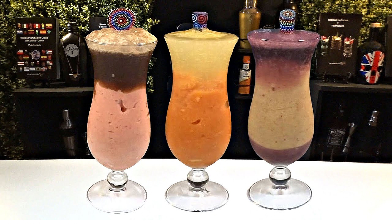 ¿Que sabores combinan con el Ron? 🍹 3 Bebidas deliciosas - YouTube