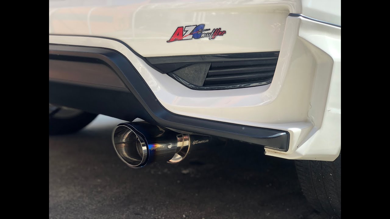 ท่อAZC ปลาย 2 ชั้นTitaniumใส่Jazz GK - YouTube