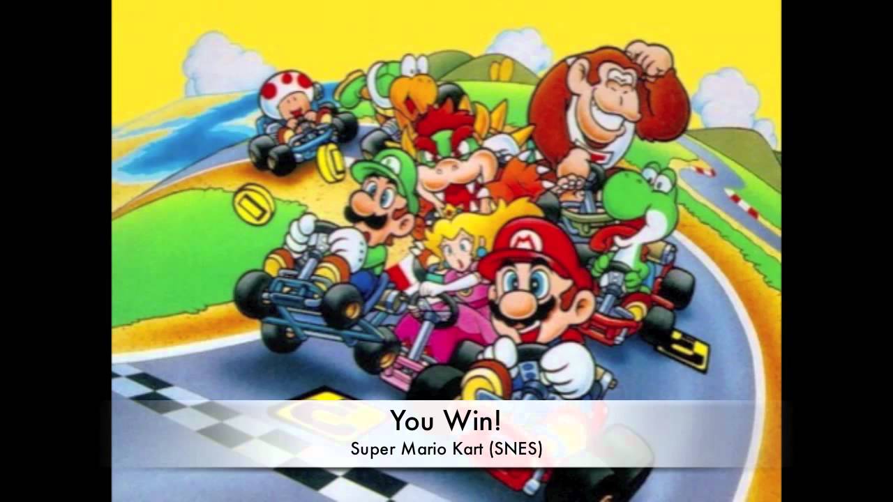 Super Mario Kart - You Win! - YouTube