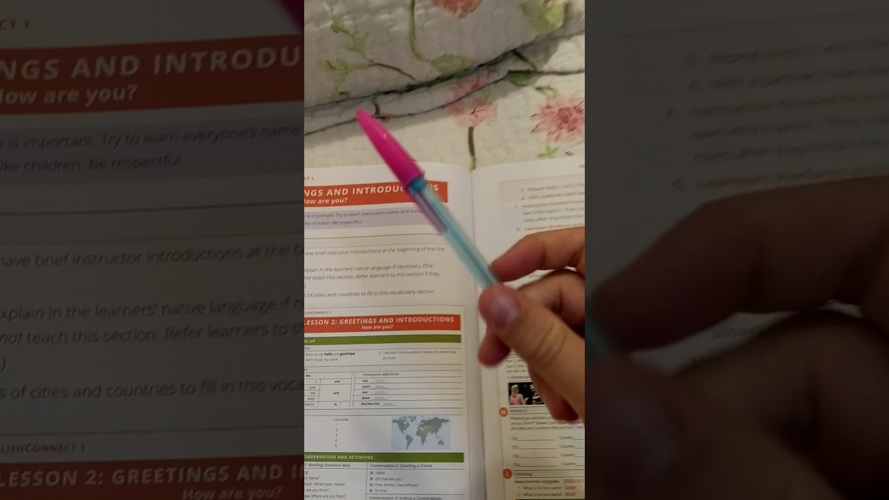 English Connect 1 - Lesson 2 - YouTube
