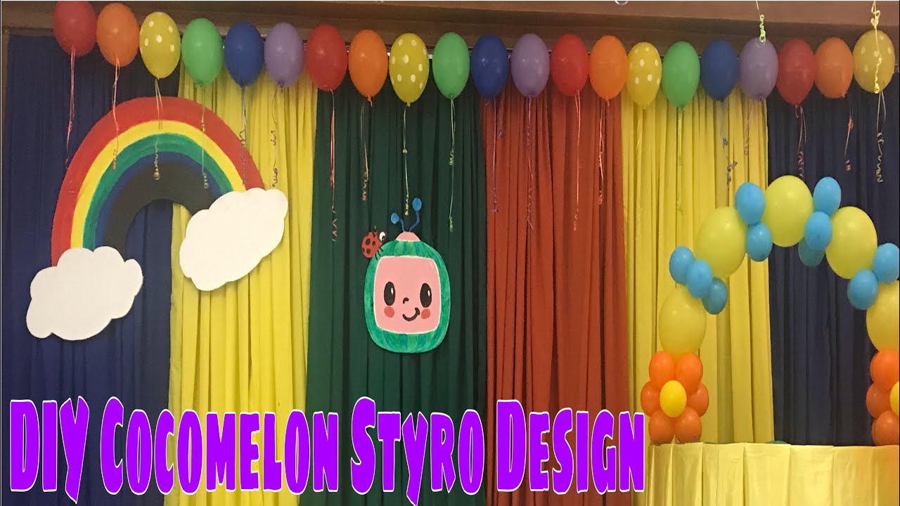 DIY Cocomelon Styro Design || Cocomelon Cut-Out || Cocomelon Themed ...