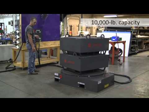 Airfloat Paint Booth Turntable - YouTube