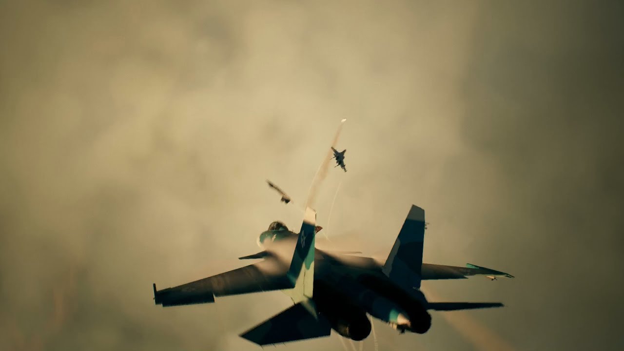Ace Combat 7 MP | I forgot the HUD was off! | Su-33 with EML - YouTube