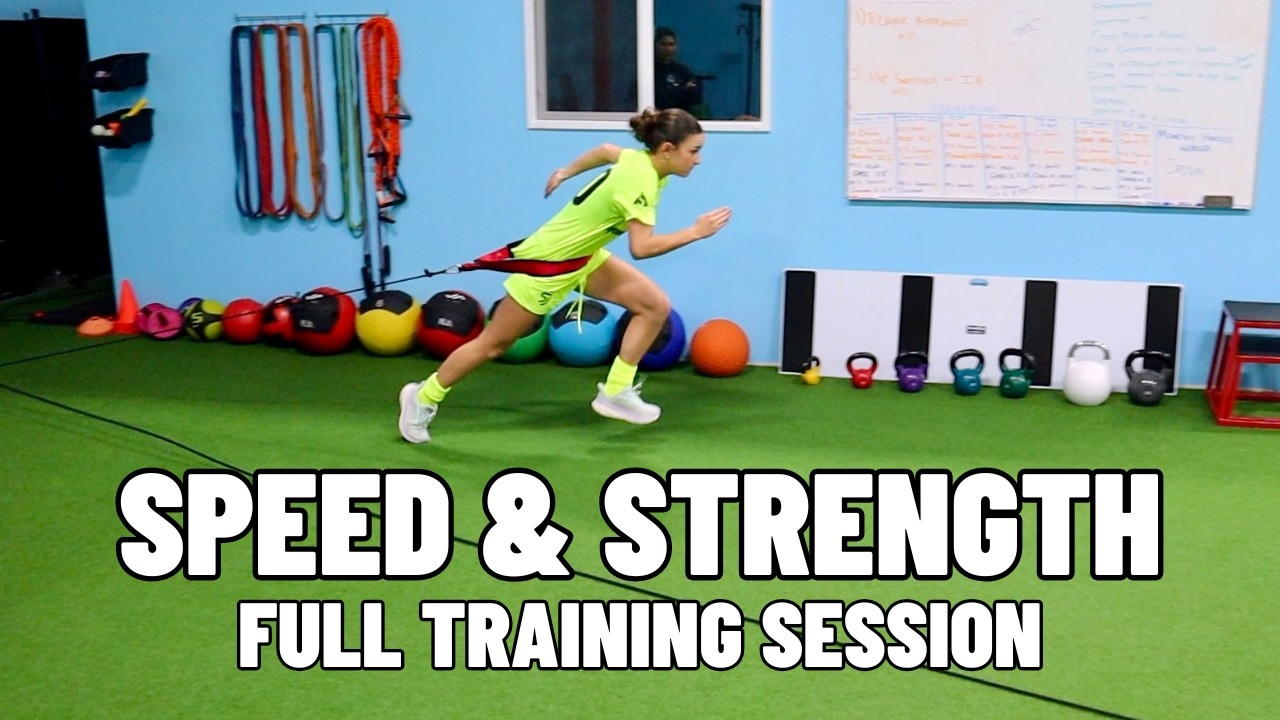 Speed And Strength Training To Sprint Faster For Athletes - YouTube