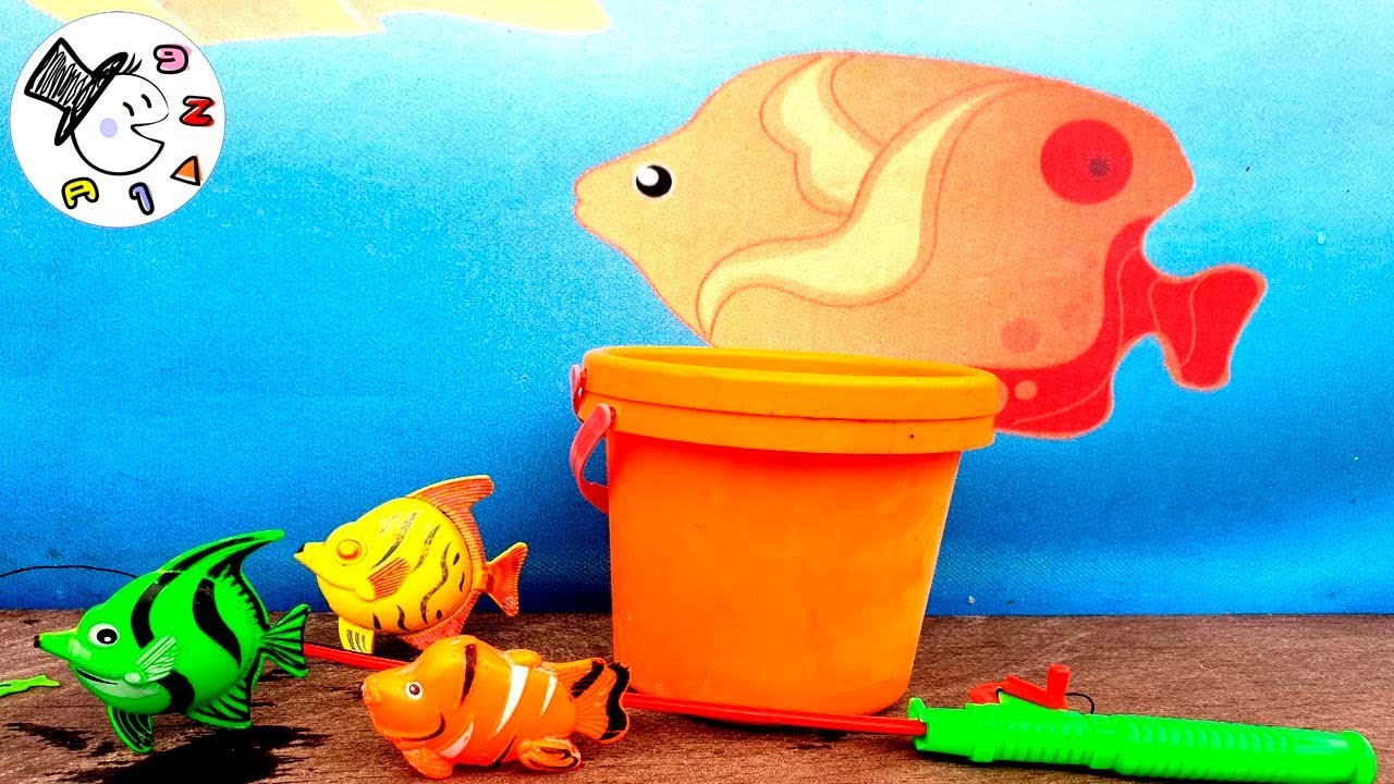 Learn Numbers with fish for kids | Fishing Toy Game - YouTube