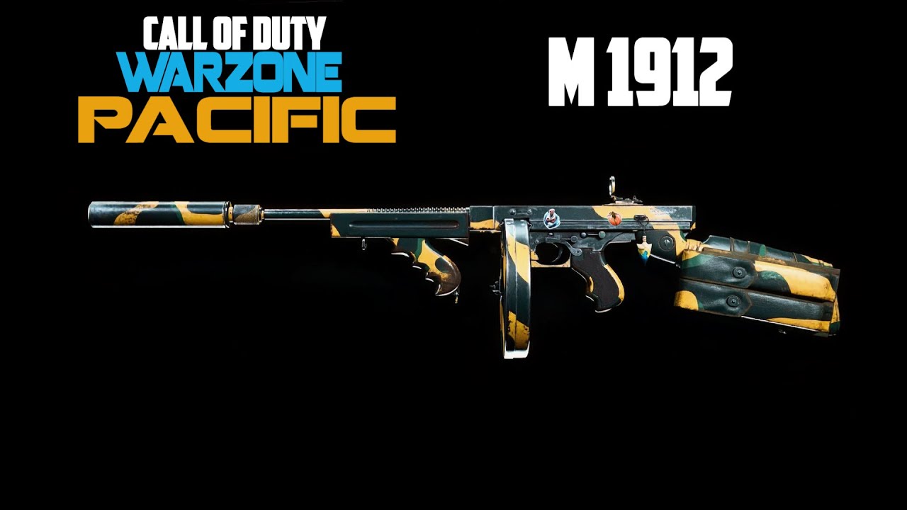Call of Duty Warzone. Pacific. M1912 ( худшая ПП ), STG44, нарезка ( no ...