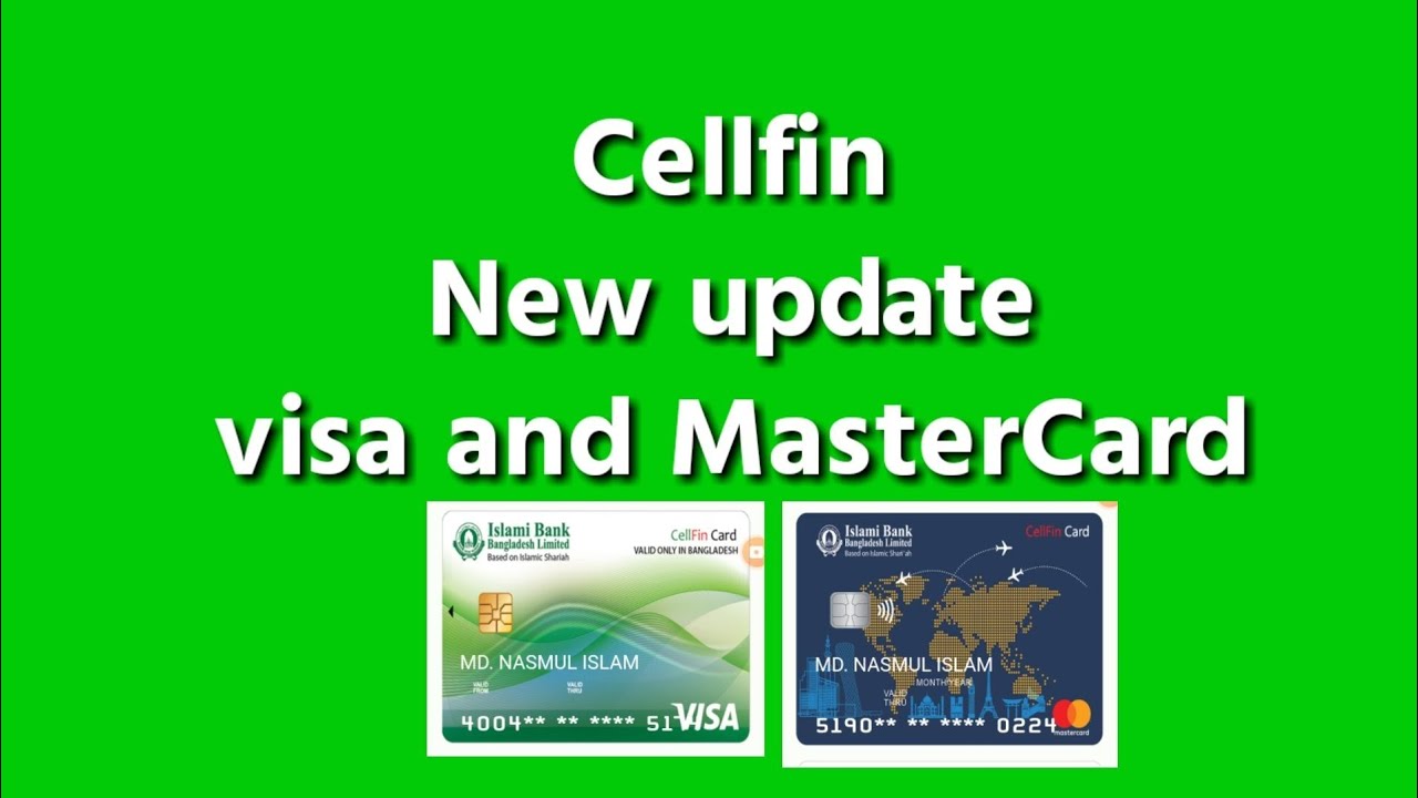 cellfin New update visa and MasterCard ।। - YouTube
