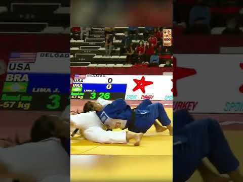 Jessica Lima of Brazil and her text-book morote-seoi-nage!#judo #sport #turkey