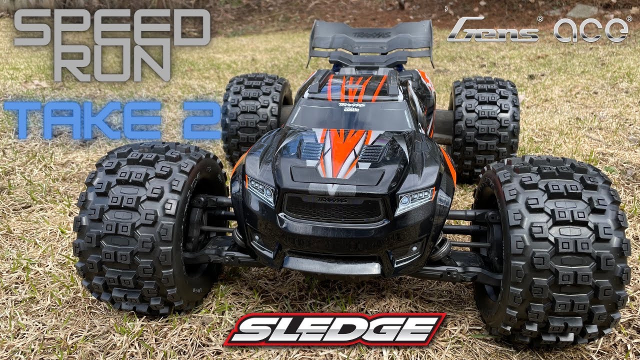 Traxxas Sledge (Speed Run, Hobbywing Max8/2200kv) - YouTube