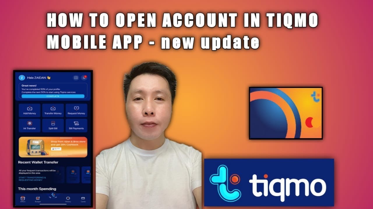 TIQMO - OPENING ACCOUNT IN TIQMO HOW TO REGISTER IN TIQMO DIGITAL ...