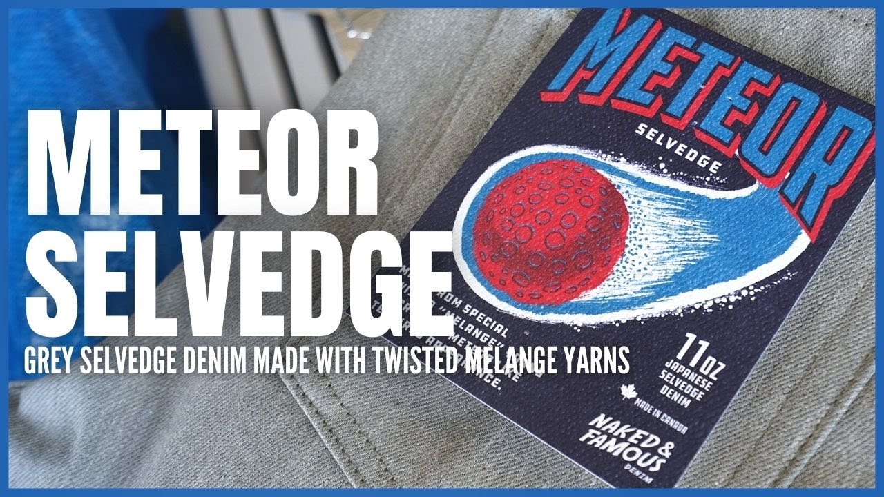 The Meteor Selvedge - Made With Twisted Melange Yarns - YouTube