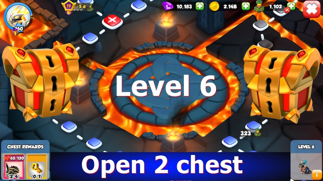 Level 6 Open 2 chest in Chrono odin and Freyr august 2025 Castle event ...
