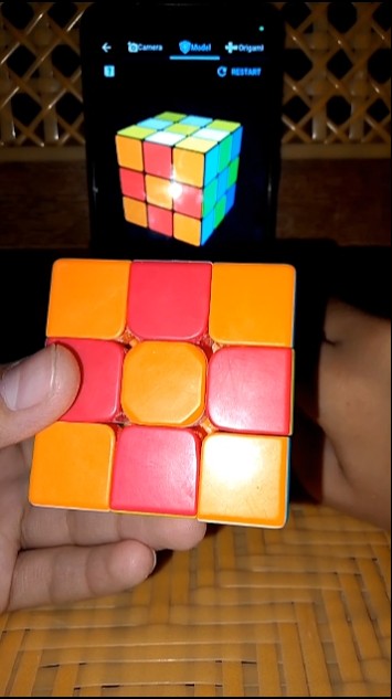 "RUBIKS CUBE" Solver App ..! {Ai 🤖} #ai #shorts - YouTube