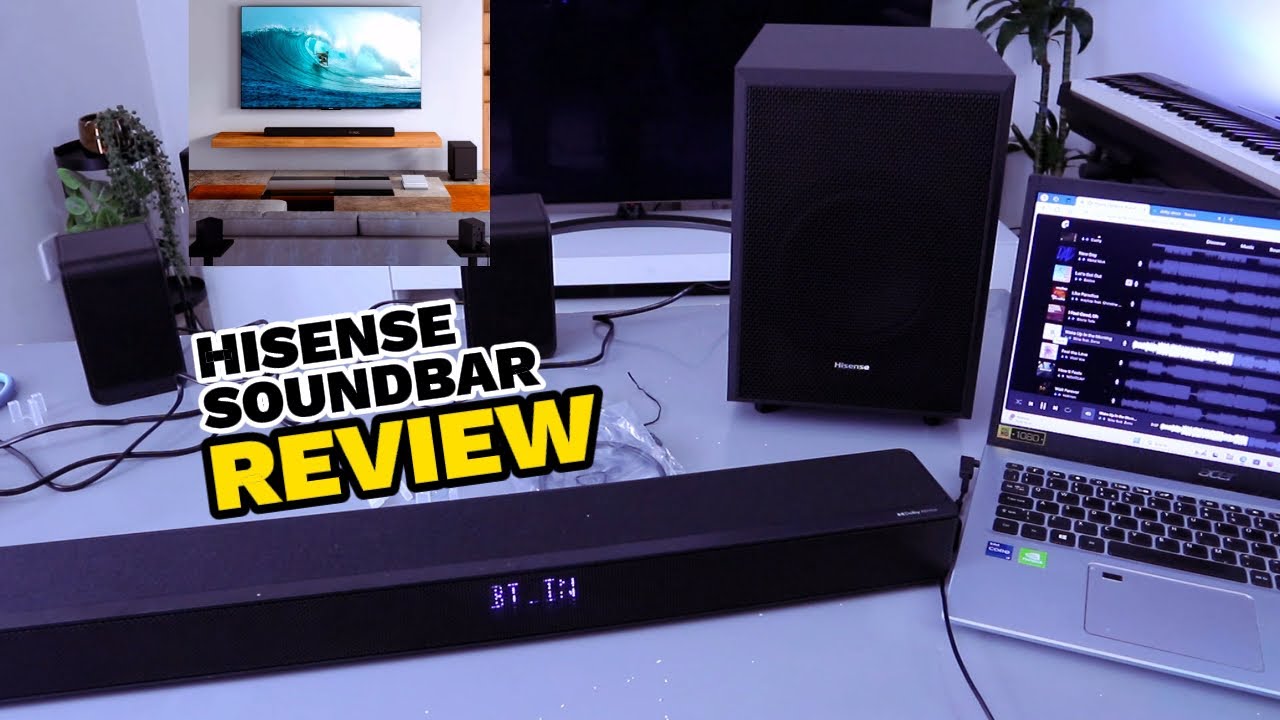 HISENSE AX5125H SOUNDBAR OVERVIEW + Setup to BLUETOOTH WITH Your LAPTOP with Audio Demo - YouTube