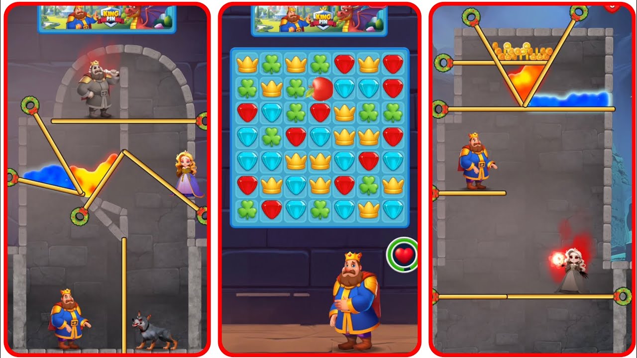 King Pin: Puzzle Quest All Levels 326-330 Game Walkthrough | King Pin ...