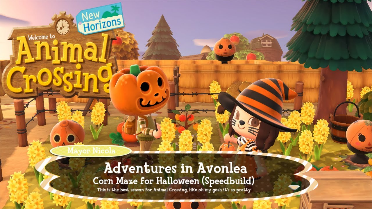 Corn Maze (Speedbuild) V2🌽 | Animal Crossing New Horizons - YouTube